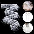 1 Bag 2 Yards Fashion Ostrich Feather Cloth Strand Costume Accessories ...