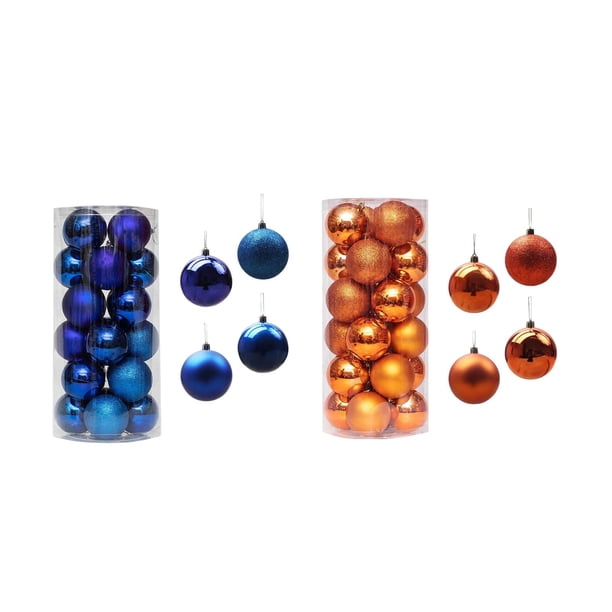 48 Christmas Balls to Hang Gloria bolas colgantes | Walmart en línea