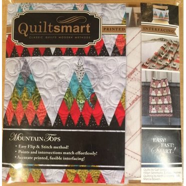 Quiltsmart Mary's Flower Garden Quilt Printed Interfacing Kit Pack ...