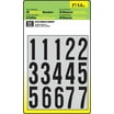 Hy-Ko Reflective Number Vinyl Stickers - 2 In, Multicolor, Adhesive, 26 ...