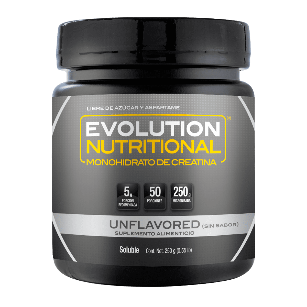 Evolution Monohidrato De Creatina Bote 250 Gramos Sin Sabor Evolution Nutraceutical Suplemento ...