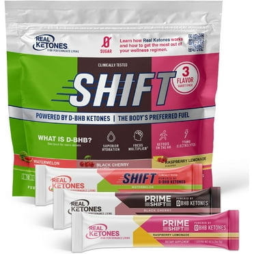 Real Ketones Prime D + Daily Ketone Drink Supplement Powder, Orange ...