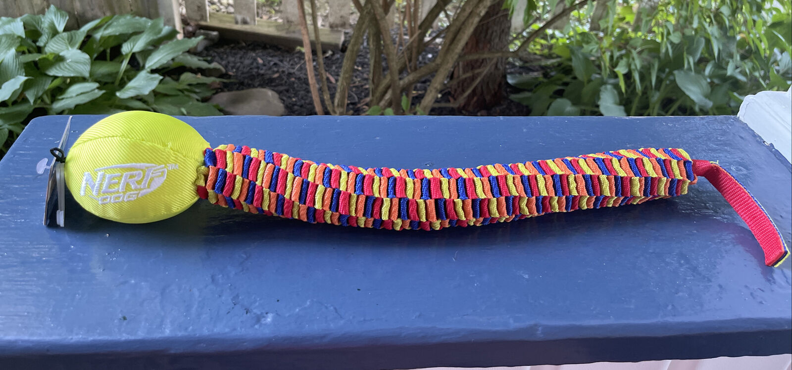 Nerf Dog - Ball W/Rope - Squeaky Dog Toy - Walmart.com