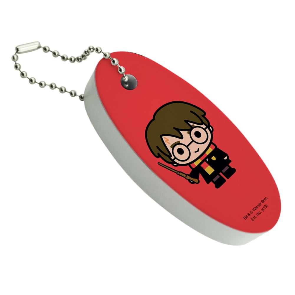 Harry Potter Cute Chibi Character Floating Keychain Oval Foam Fishing ...