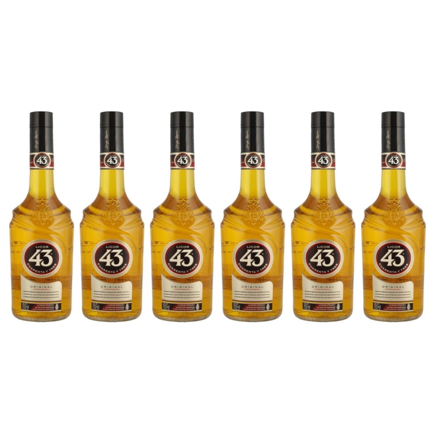 Pack de 6 Licor 43 700 ml 43 700 ml | Bodega Aurrera en línea