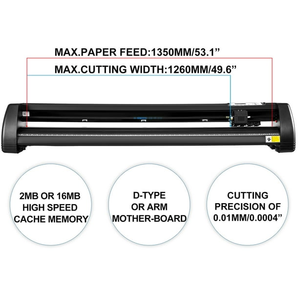 Máquina Cortadora de Vinilo 1,350 mm Plotter de Corte de Vinilo con Control Digital | Bodega ...