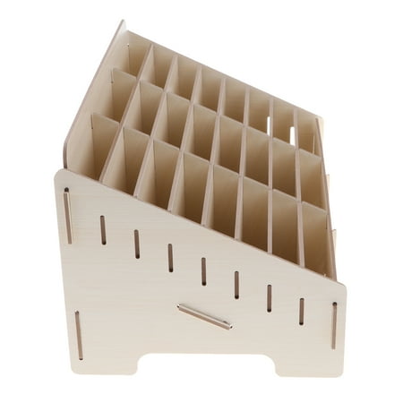 Cell Phones Organizer DIY Kits Multi-Grid Wooden Desktop Storage Box ...