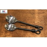 Dining Cutlery Hand Forged Stainless Steel Flatware Cutlery For Family ...