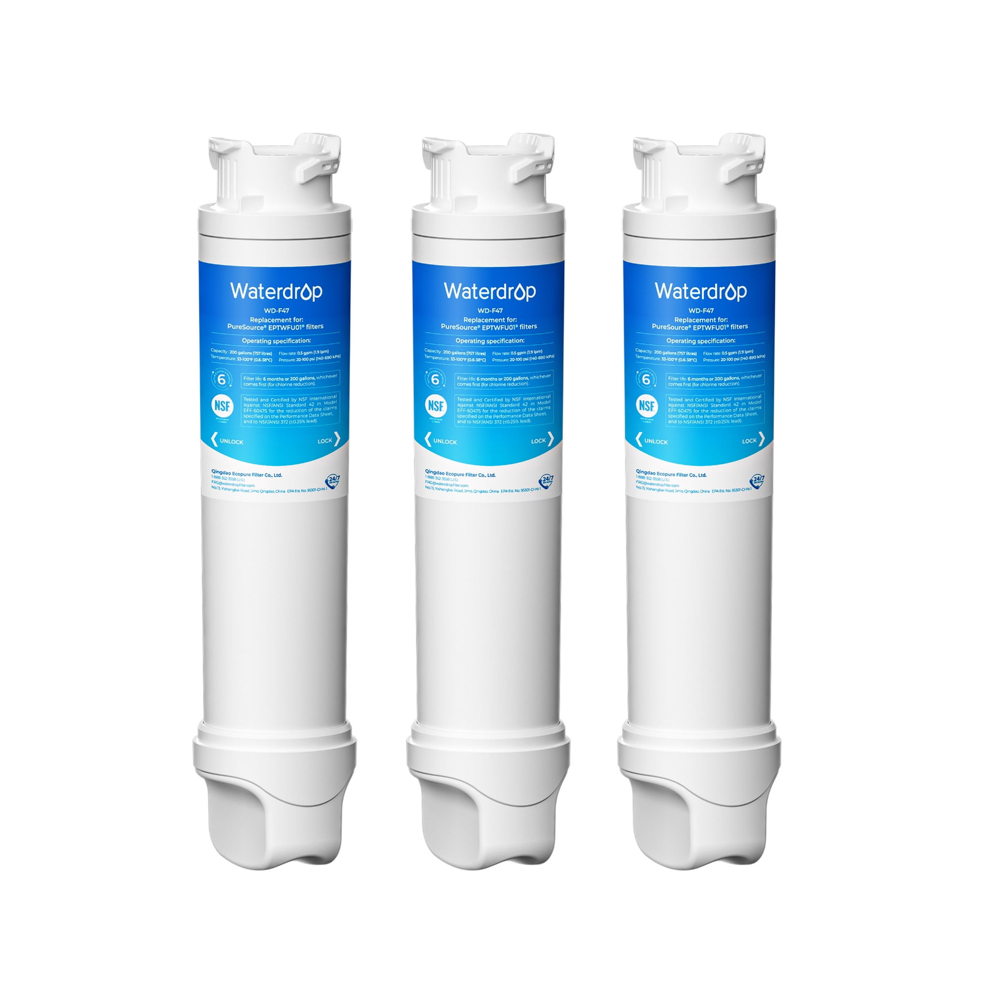Click here for Waterdrop 3-Pack Refrigerator Water Filter Replace... prices