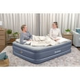 Open Box Bestway Tritech AirBed w/Built-in Pump & Antimicrobial Coating, Queen - Walmart.com