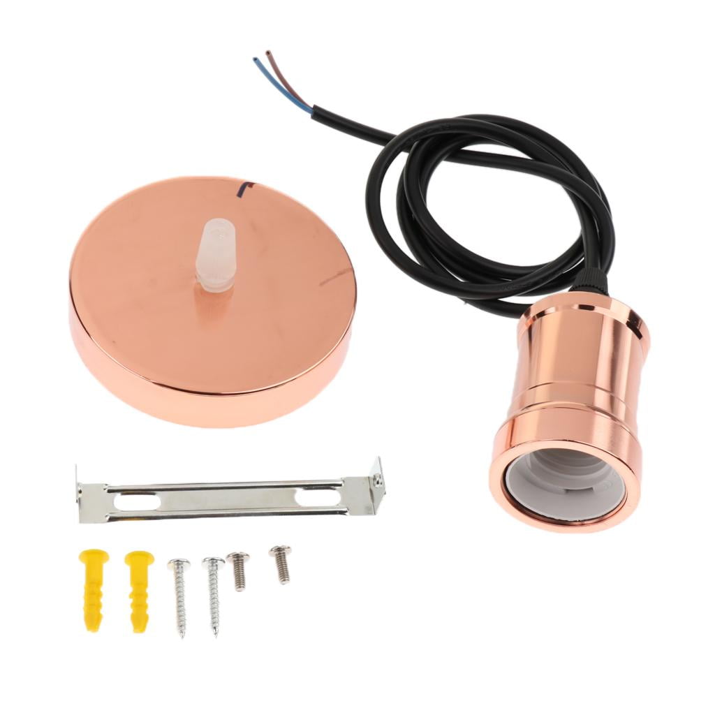 E27 Lámpara de metal Socket Vintage Colgante Lámpara de techo Lámpara ...