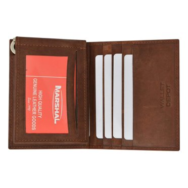 Men's Cordura Nylon/leather trim Radio-frequency identification (RFID ...