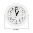 Uxcell 8 Inch Wall Clock, Quartz Battery Operated Silent Non-Ticking ...