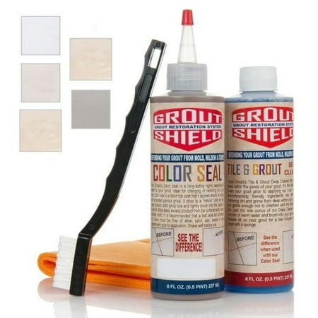 Grout Shield GS8IOW 8-Ounce Color Seal Kit- Restore And Protect Tile ...