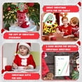 48 Pcs Christmas Pens Red Green Candy Cane Pens with Bell Black Ink 0.7 ...
