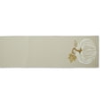 White Pumpkin Embroidered Table Runner 14x70 - Walmart.com