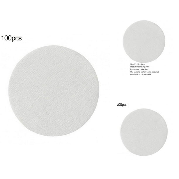 100Pcs Filter Paper Food Grade Eco-friendly Lightweight Simple ...