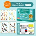 WLAGOOD Pen Control Training Kindergarten Scratchable Practice ...