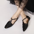 2026 New European And American Style Women s Black Woven T Strap 2026-new-european-and-american-style-women-s-black-woven-t-strap