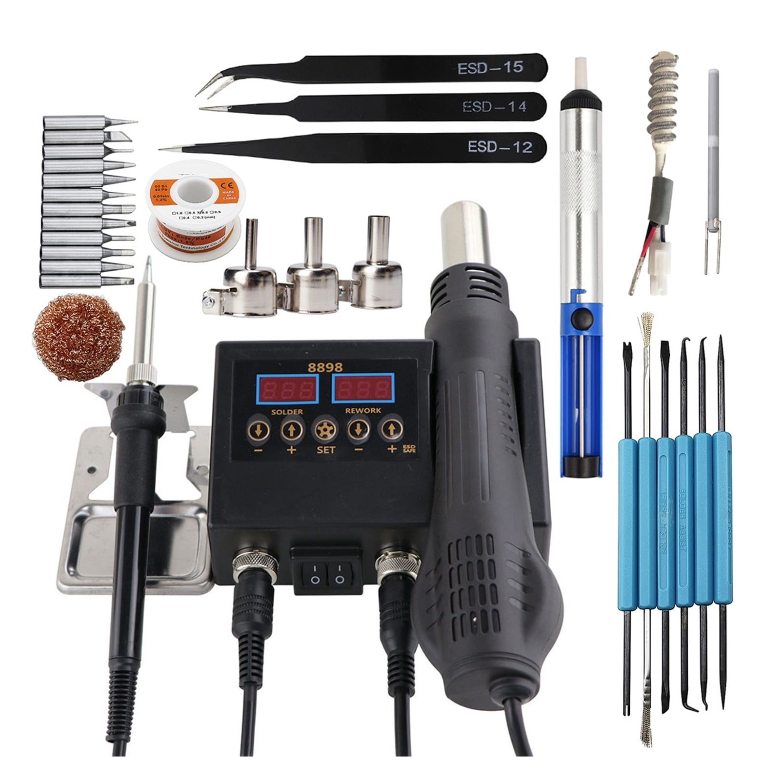 Click here for Zilai 2 In 1 750w Soldering Station 8898 Digital D... prices