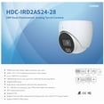ENS Titanium HDC-IRD2AS24-28 2MP TVI/CVI/AHD/CVBS 2.8mm Mic Full Time ...