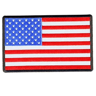 American Flag Patch - Officially Licensed, Embroidered Iron-on/Sew-on ...