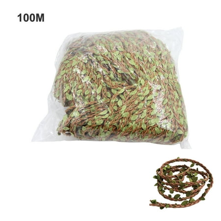 Coffee wicker 100 meters color hemp rope leaf rope rattan handmade diy ...