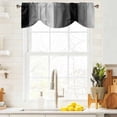 Black And Tie Up Valance Curtains White Grey Gradient Wood Grain ...