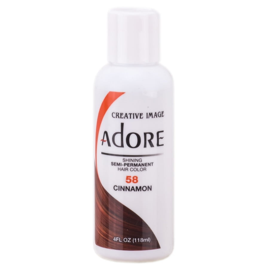 Tinte de cabello semipermanente Adore Hair Color 58 Cinnamon Pack de 2 ...