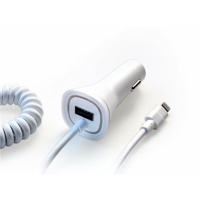 Panda PANAPDCCWH14 Lightning 5V Car Charger - White - Walmart.com
