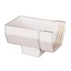 5 x 4 x 5 in. Vinyl Gutter Outlet Assembly, White - Pack of 10 ...