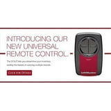 Liftmaster/Chamberlain 375Ut, Black & Red - Walmart.com