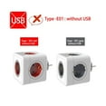 Power Strip USB Electric Network Filter Switch+Type C Socket Tee Smart ...