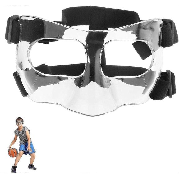 Mueller Sports Medicine Protective Sports Face Guard - Clear - Walmart.com