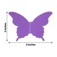 Efavormart 2 Pack | 9ft Purple 3D Paper Butterfly String Banners ...