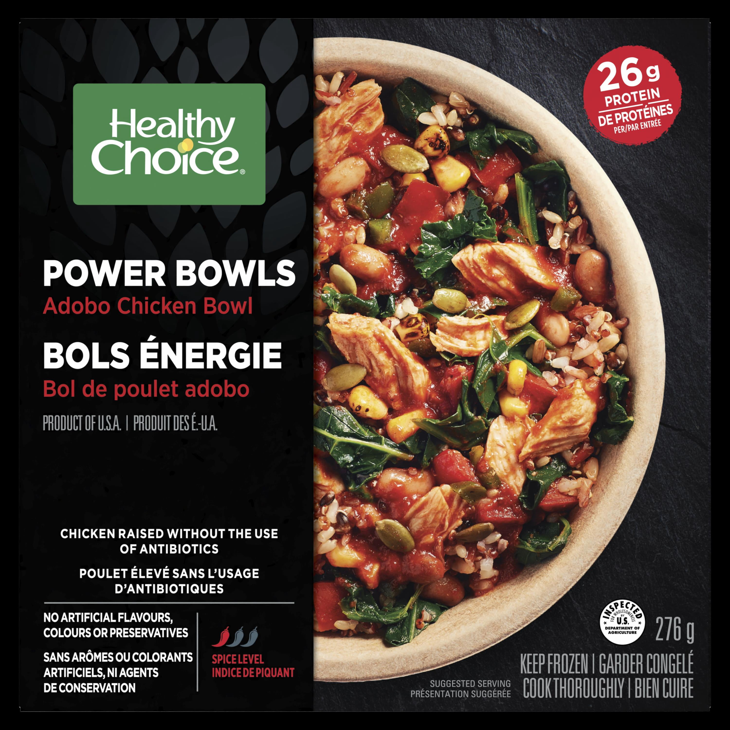 Healthy Choice Bols Énergie Bol de poulet adobo avec poulet assaisonné ...