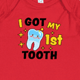 Inktastic I Got My 1st Tooth with Cute Tooth Baby Baby Romper Coveralls ...
