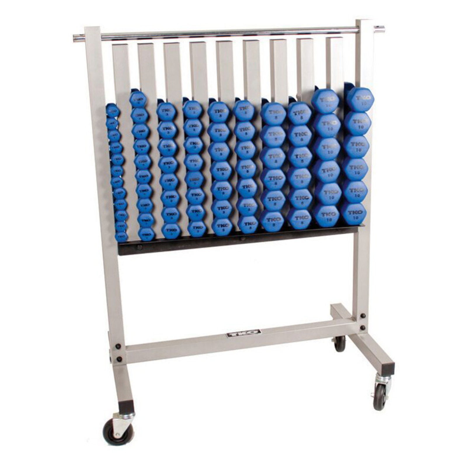 TKO Neoprene Dumbbell Pack with Storage Rack - Walmart.com