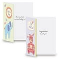 Baby Shapes New Baby Congratulations Cards - Set of 8 (1 design), Large ...