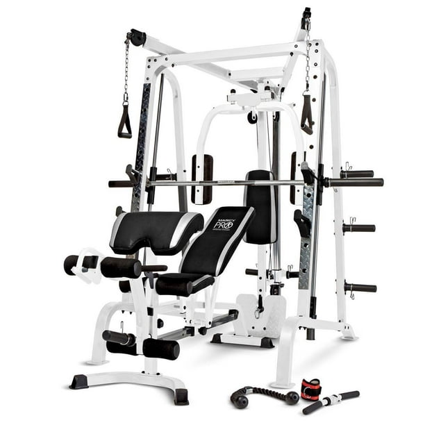 Marcy Pro Smith Cage Workout Machine Total Body Training Gym System ...