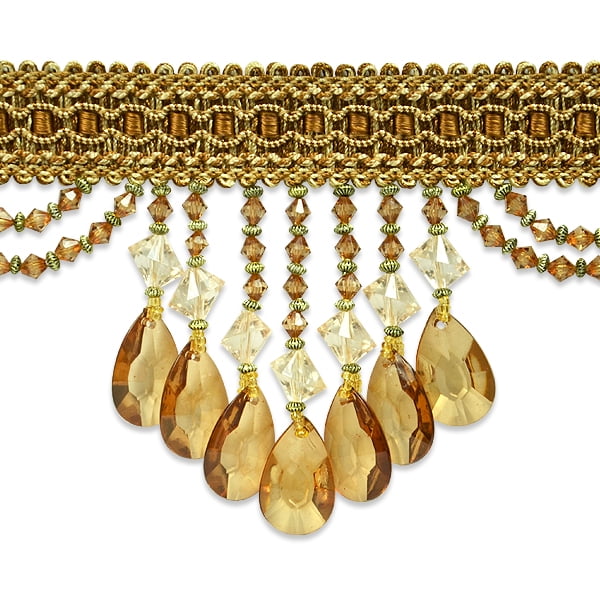 Expo Int'l 5 yards of Isabella Scalloped Bead Fringe Trim - Walmart.com