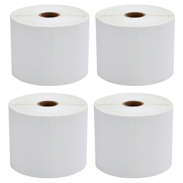 SJPACK 4 Rolls of 450 Direct Thermal Shipping Labels 4x6 for Zebra 2844 ...