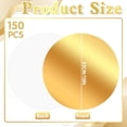 150 Pcs Round Gold Paper Placemat for Dinner Plates 13" Disposable ...
