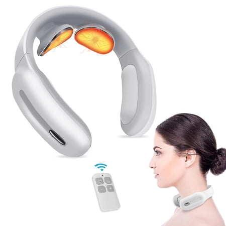 Electric Pulse Neck Massager Cordless, Intelligent Neck Massager With ...