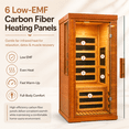 Enyopro Infrared Sauna, Dry Sauna Room for Home, 1120W Infrared Sauna ...