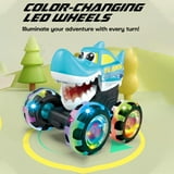 Glowing Monster Toy Car，animal dinosaur car with LED wheels, push ...