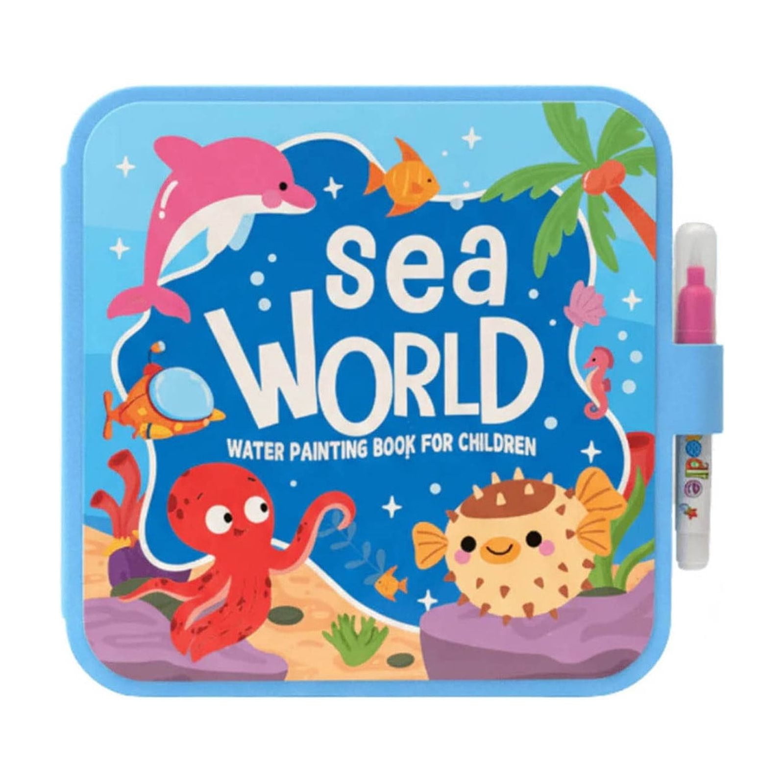 Click here for Generic Blue Reusable Water Coloring Book For Kids... prices