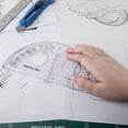 Pacific Arc's 6 Inch Plastic Protractor Clear Ruler - Walmart.com