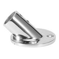 45 Degree Round Tube Base Hand Rail Railing Fitting 316 Stainless Steel ...