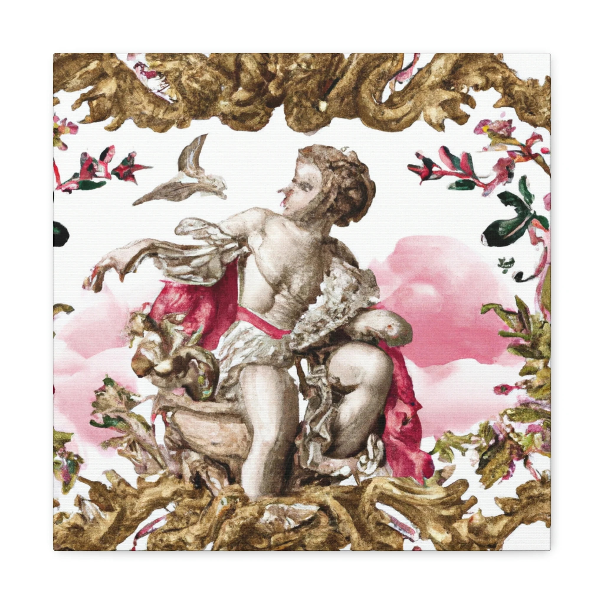 Lavish Gold Splendor - Canvas - Walmart.com